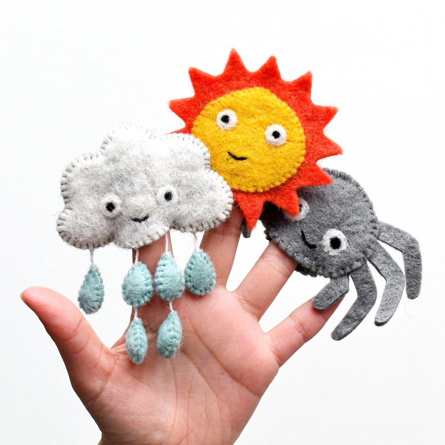 ITSY BITSY SPIDER - FINGER PUPPET SET – Rasberry Soda